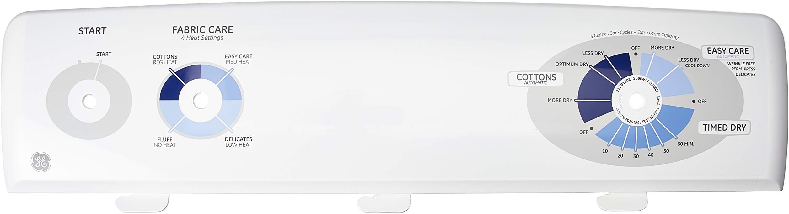 Amazon.com: GE WE19M1485 Dryer Control Panel : Appliances
