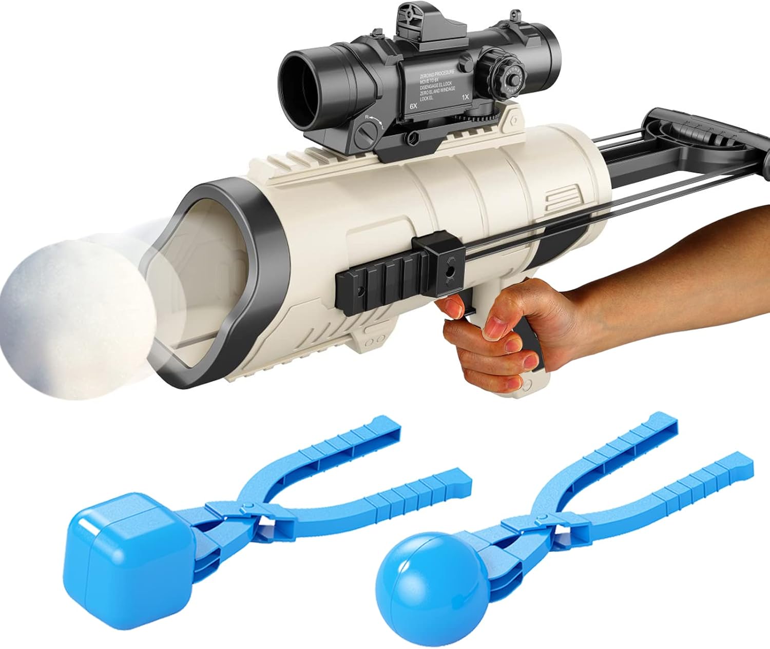 Amazon.com: SELTERM Snowball Blaster Gun, Round snowbl Shaper and ...