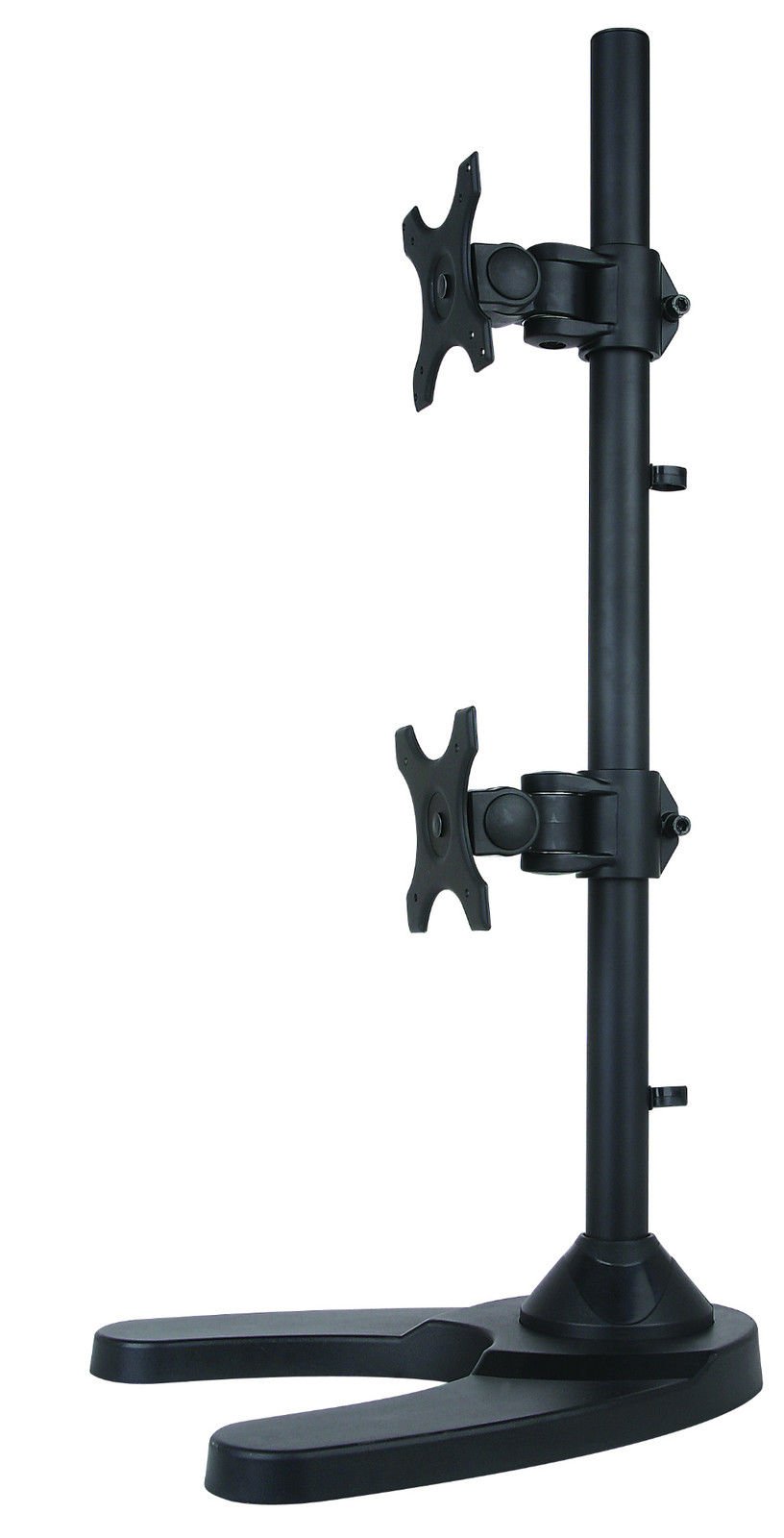 Buy NuLink Dual Vertical LCD Monitor Free Standing Desktop Table Stand ...