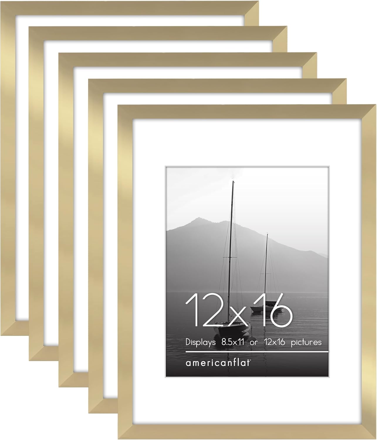 Amazon.com - Americanflat 12x16 Picture Frame with Polished Plexiglass ...