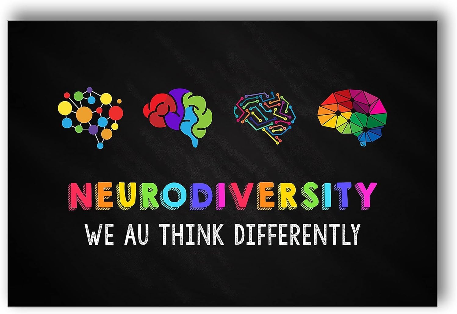 Amazon.com: Neurodiversity Poster Colorful Diversity Poster School ...