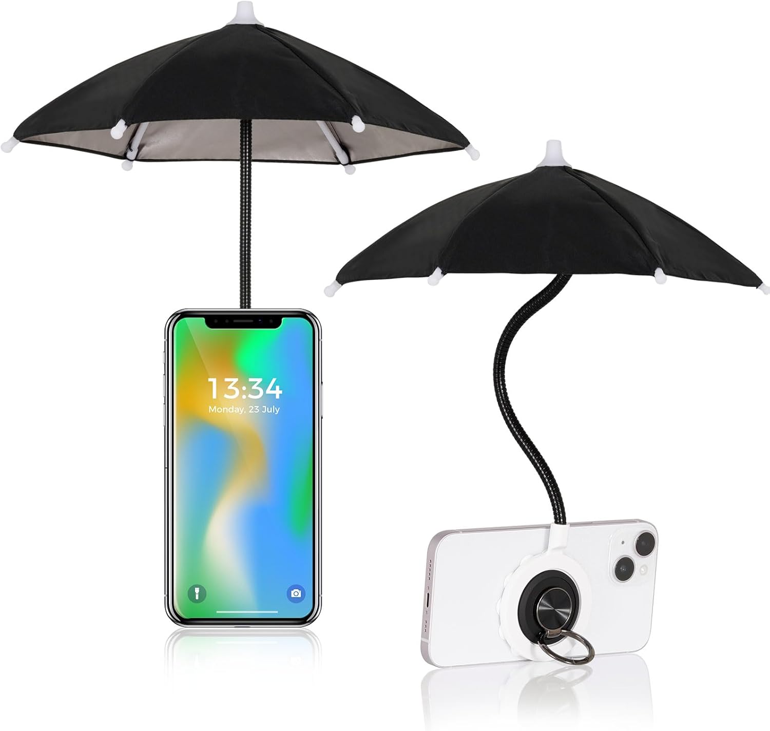 Amazon.com: AMUSIGHT Phone Umbrella for Sun, Universal Adjustable ...