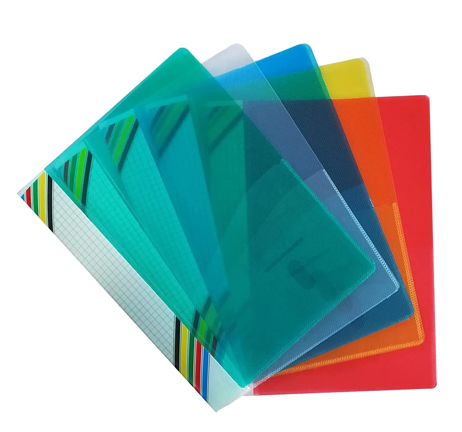 Shining Zon A4 Size Transparent Report File Folder with Plastic Clip ...