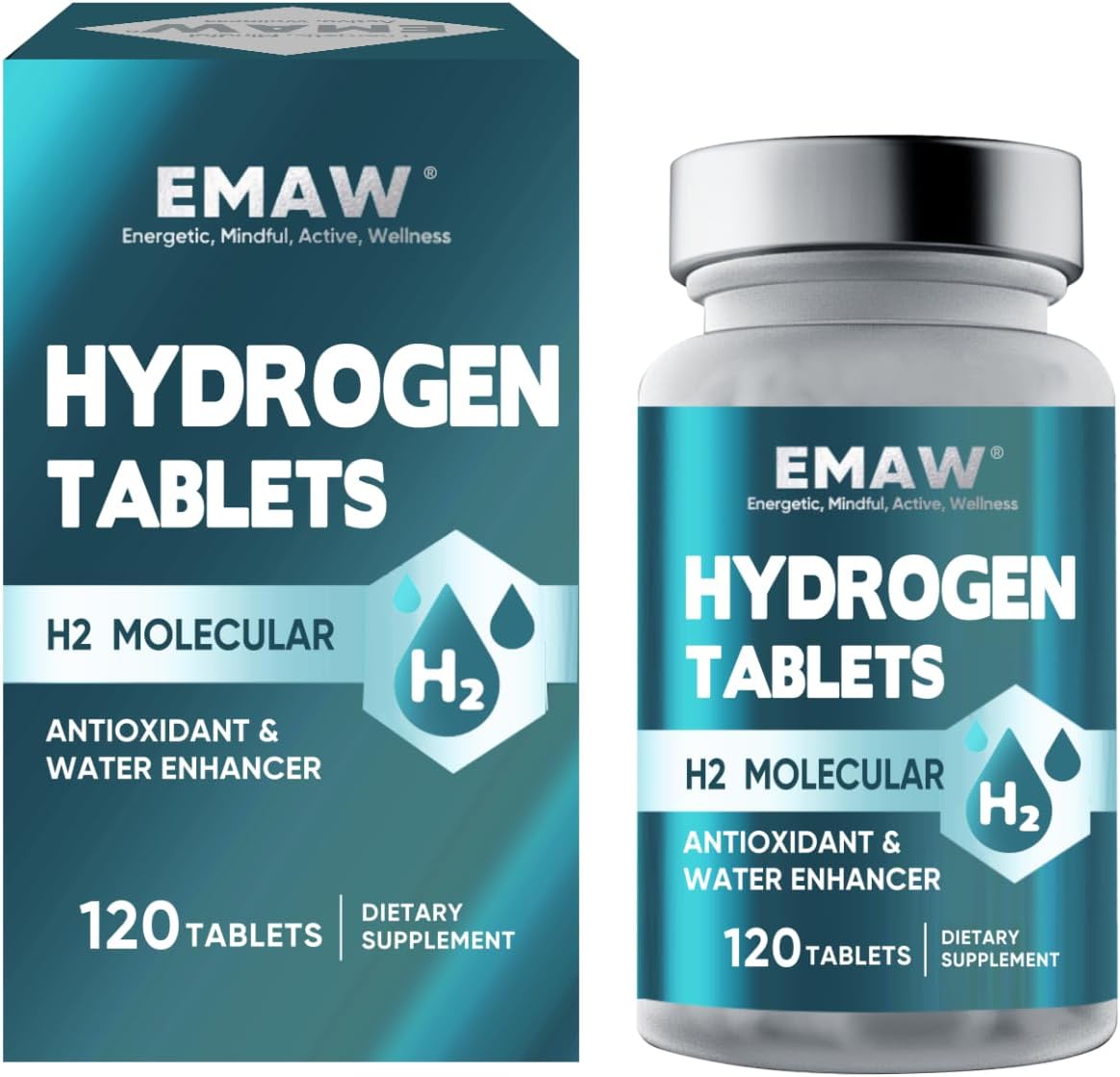 Amazon.com: Hydrogen Water Tablets, Fast-Dissolving H2 Molecular ...