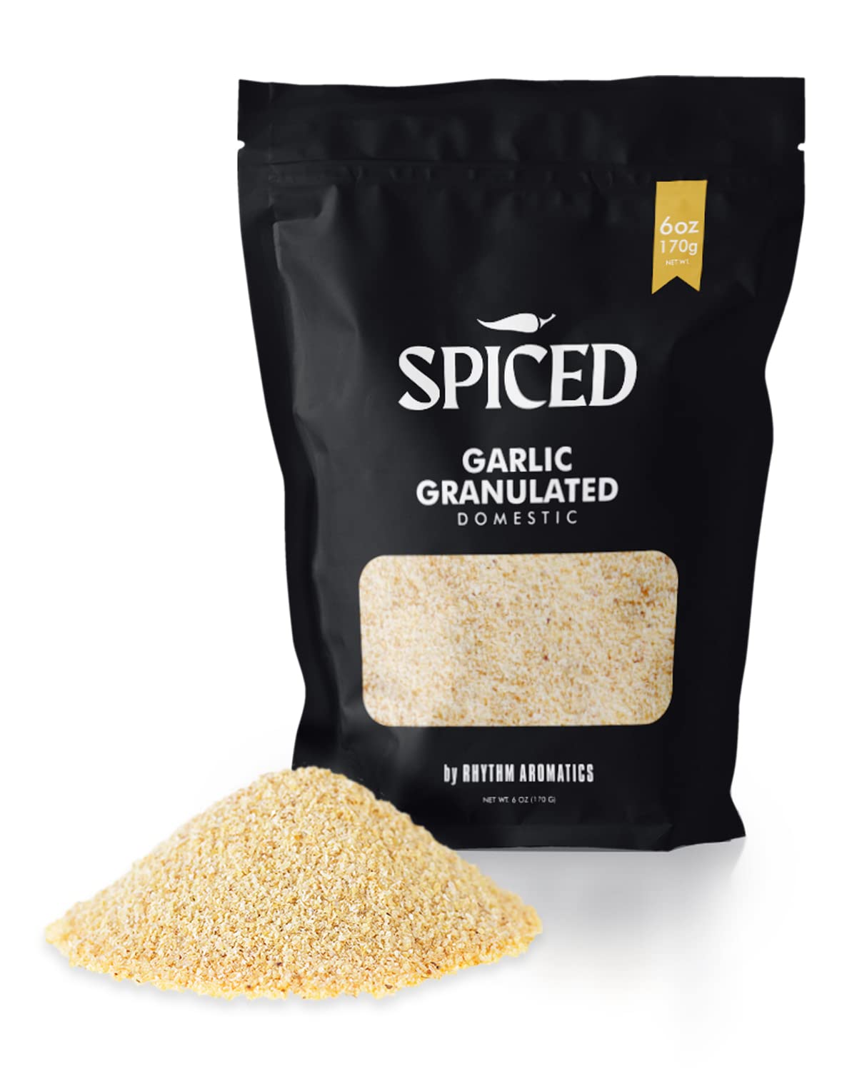 Amazon.com : SPICED Granulated Garlic, 6oz of Garlic Granules Made from ...