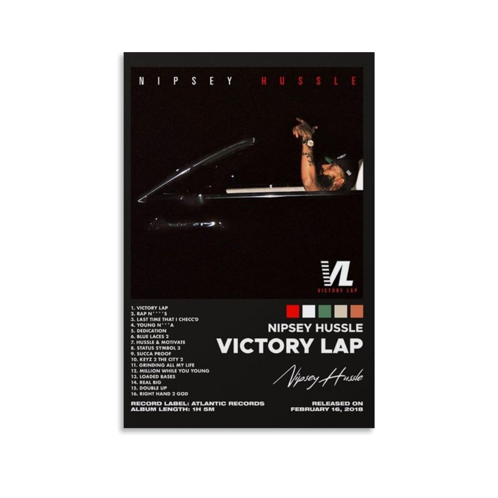 Dedication 5 Album Cover OOPST Nipsey Hussle Victory Round Poster Hit