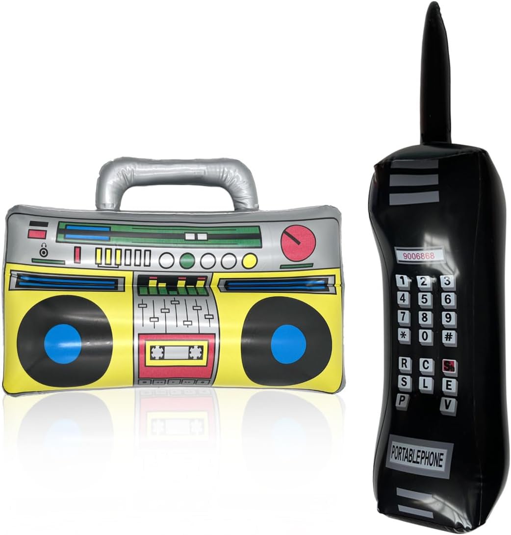 Amazon.com: 2 PCS Hip Hop Props Inflatable Mobile Phone Inflatable ...