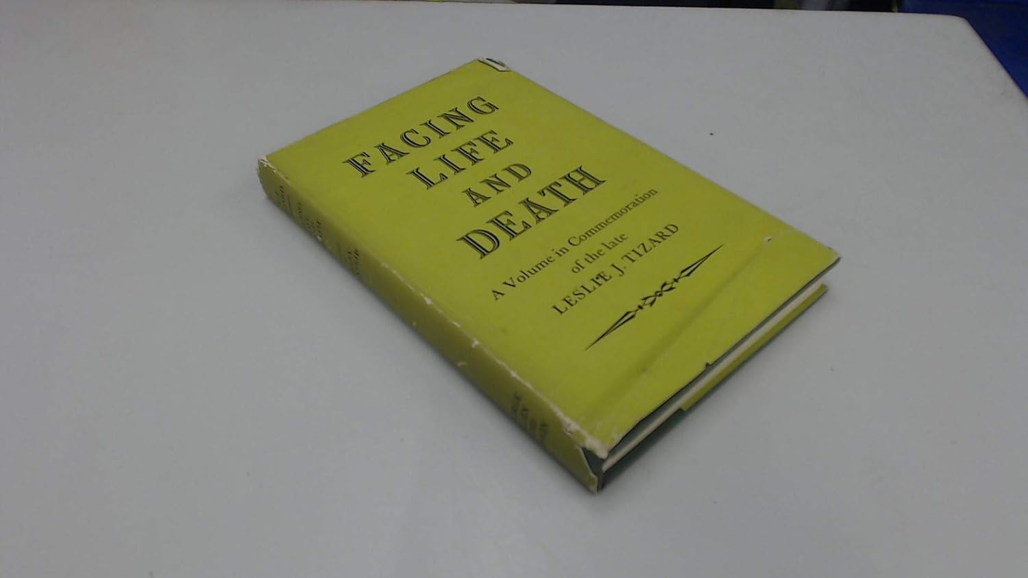 Facing life and death: A volume in commemoration of the late Rev ...