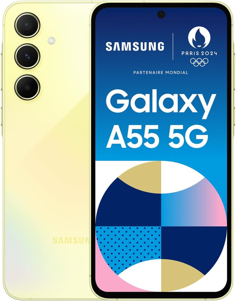 Samsung Galaxy A55 5G 128GB Lemon: Amazon.co.uk: Electronics & Photo