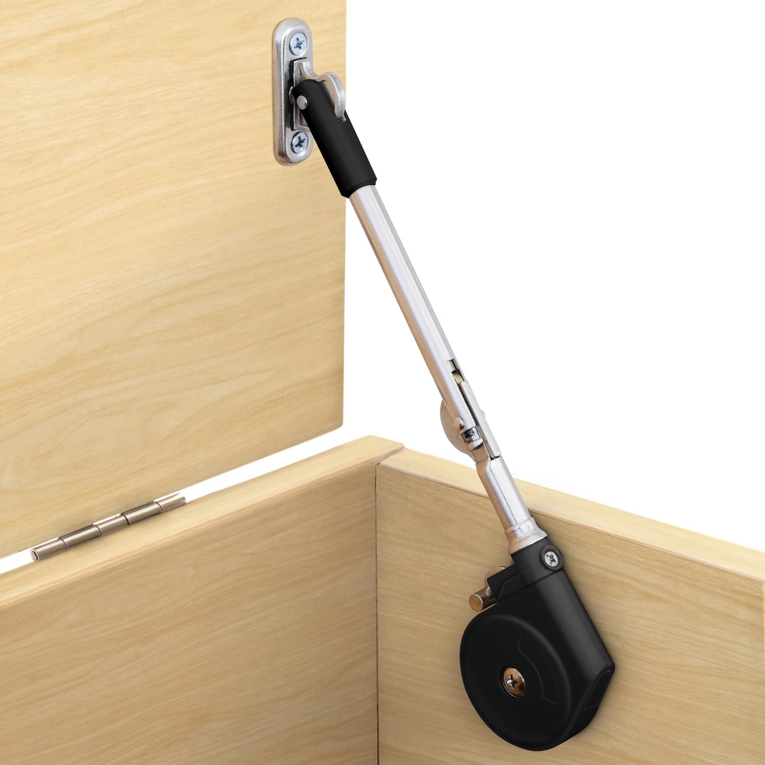 MORINBO Lid Stay 105 Degree Open with Soft Close, Lid Support for Toy ...