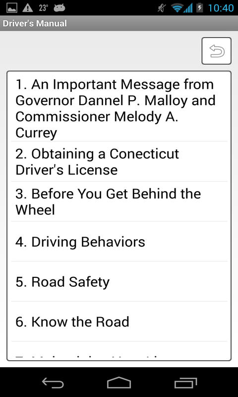 Aplicación Tennessee Driver Manual en Amazon Appstore