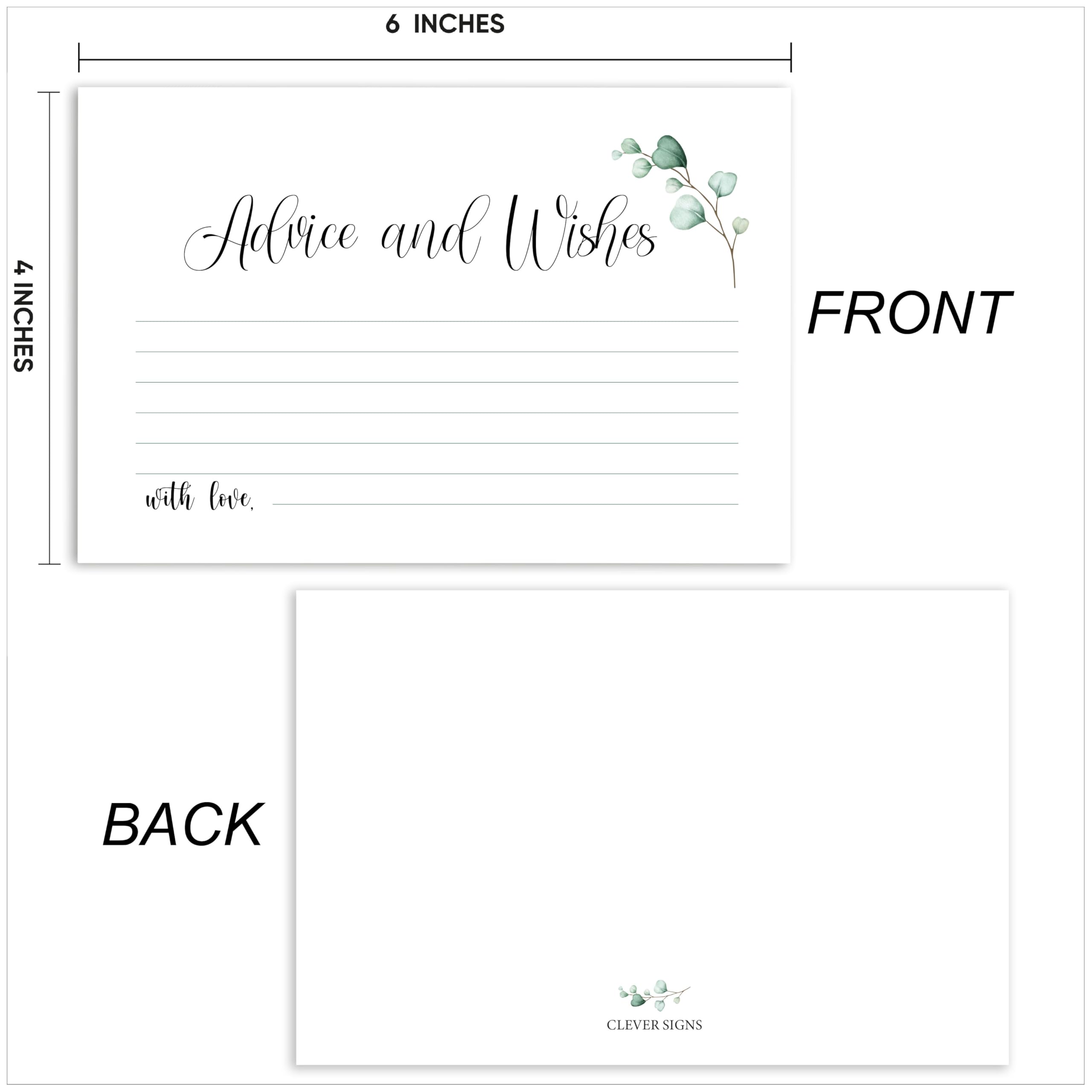 Cute Advice Cards Wedding Signs Amazon.com: Hadley Designs 50 Gold
