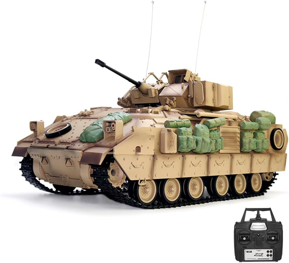 Amazon.com: LOCHE Remote Control Tank, 1/16 M2A2 American 2.4G RC ...