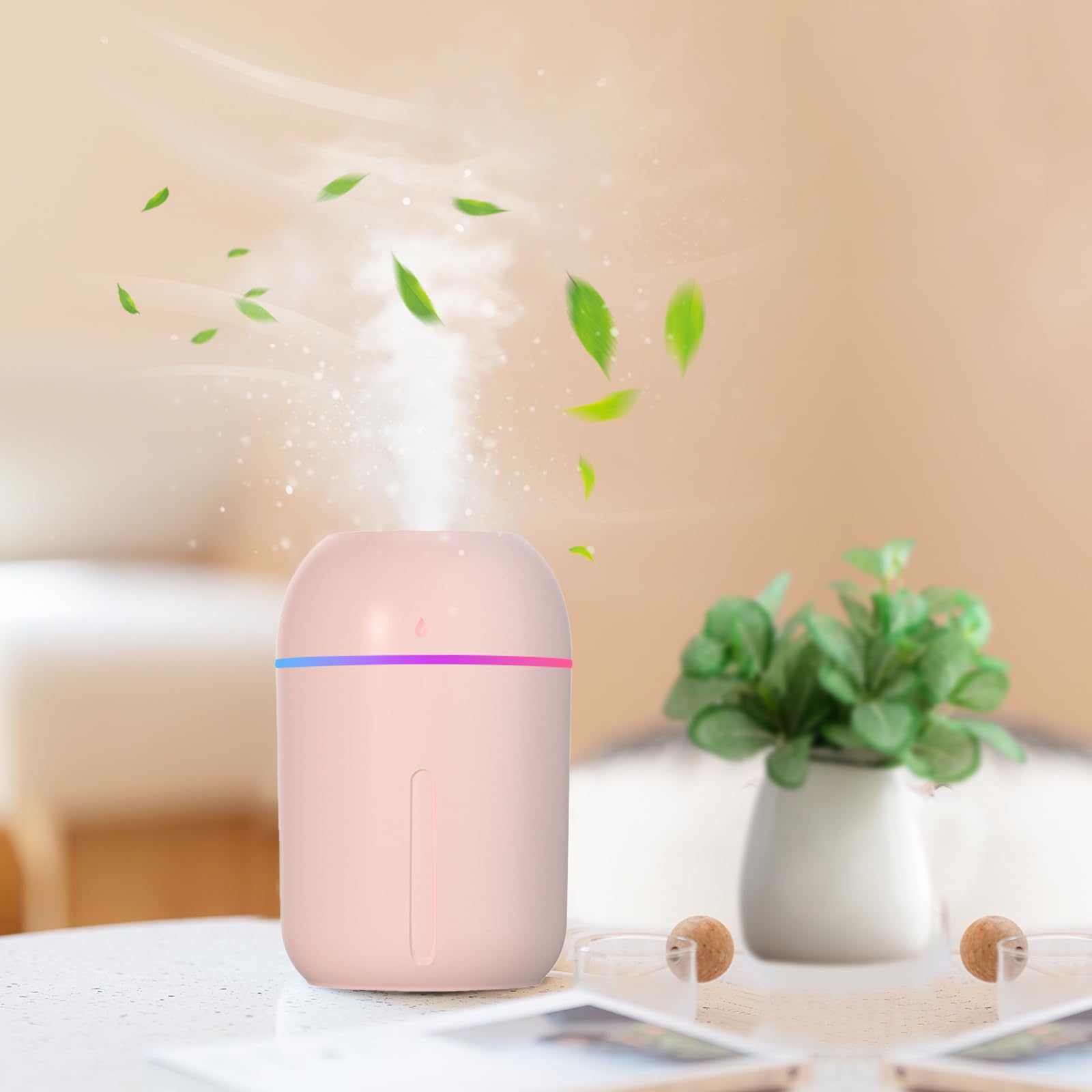 Amazon.com: Kiusiy Small Humidifier for Plants, Mini Humidifiers for ...