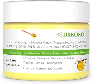 Amazon.com: 2 Pack Manuka Honey Eczema, Tea Tree Oil, Heat Rash Cream ...