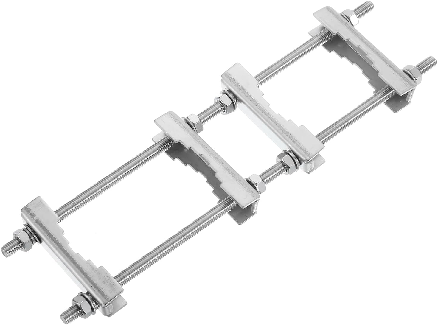 Amazon.com: uxcell Double Antenna Mast Clamp, V Jaw Block with Bolts ...