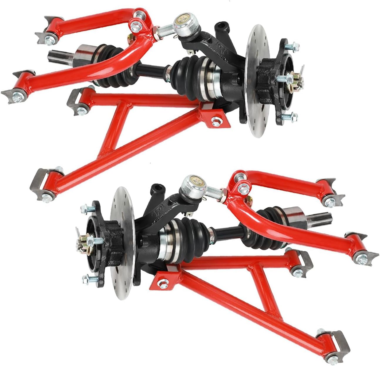 Amazon.com: Fuerduo Front Suspension Swingarm Upper/Lower Suspension ...