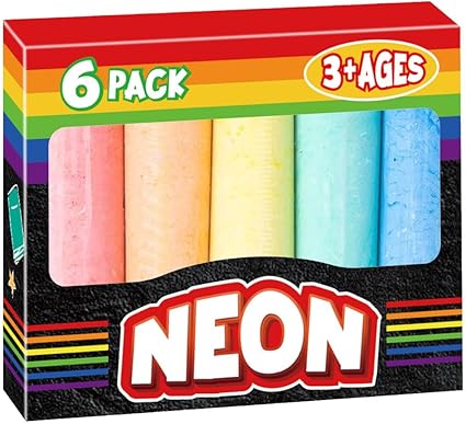 Amazon.com: 432 Counts Chalk Set for Kids, 36 Packs Colored Chalk for ...