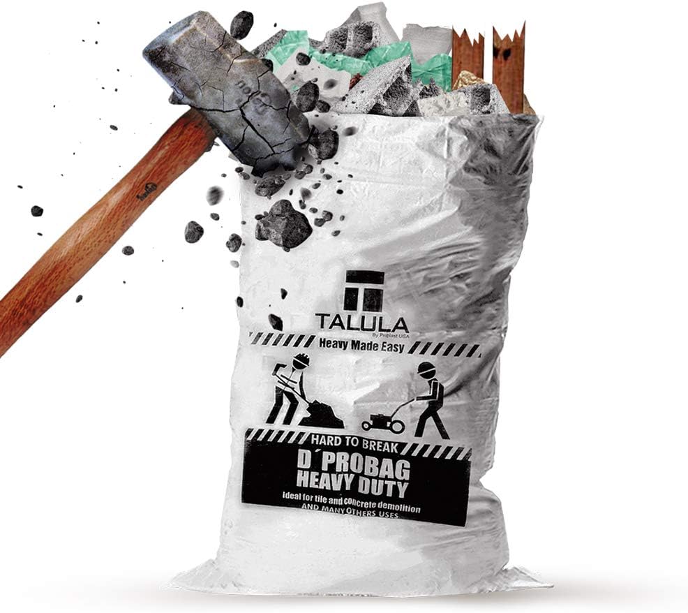 Amazon.com: Demolition Bag, Concrete demoliotion, trash bag 25 gallon ...