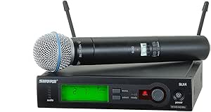 Amazon.com: Shure SLX24/BETA58 Wireless Vocal System with Beta 58A Handheld Microphone, G5 ...