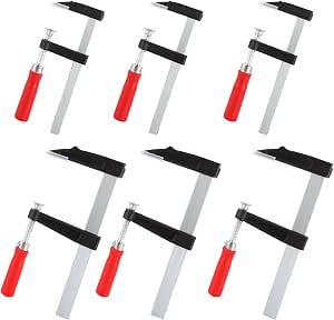 MUXHEL 6PCS Wood Clamps for Woodwork 150mm+300mm Quick Slide ...
