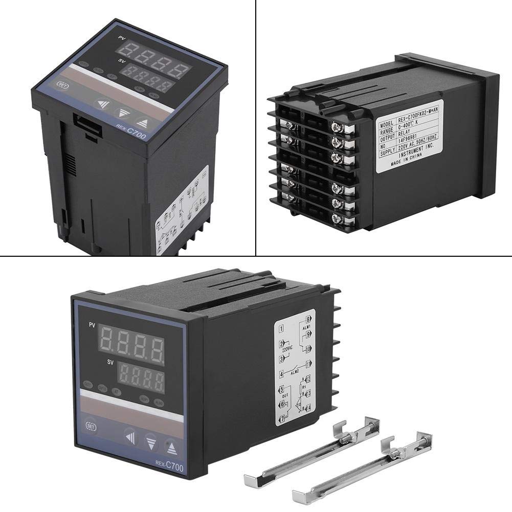 Buy Temperature Controller, REX-C700 0-400℃ Digital PID Temperature ...