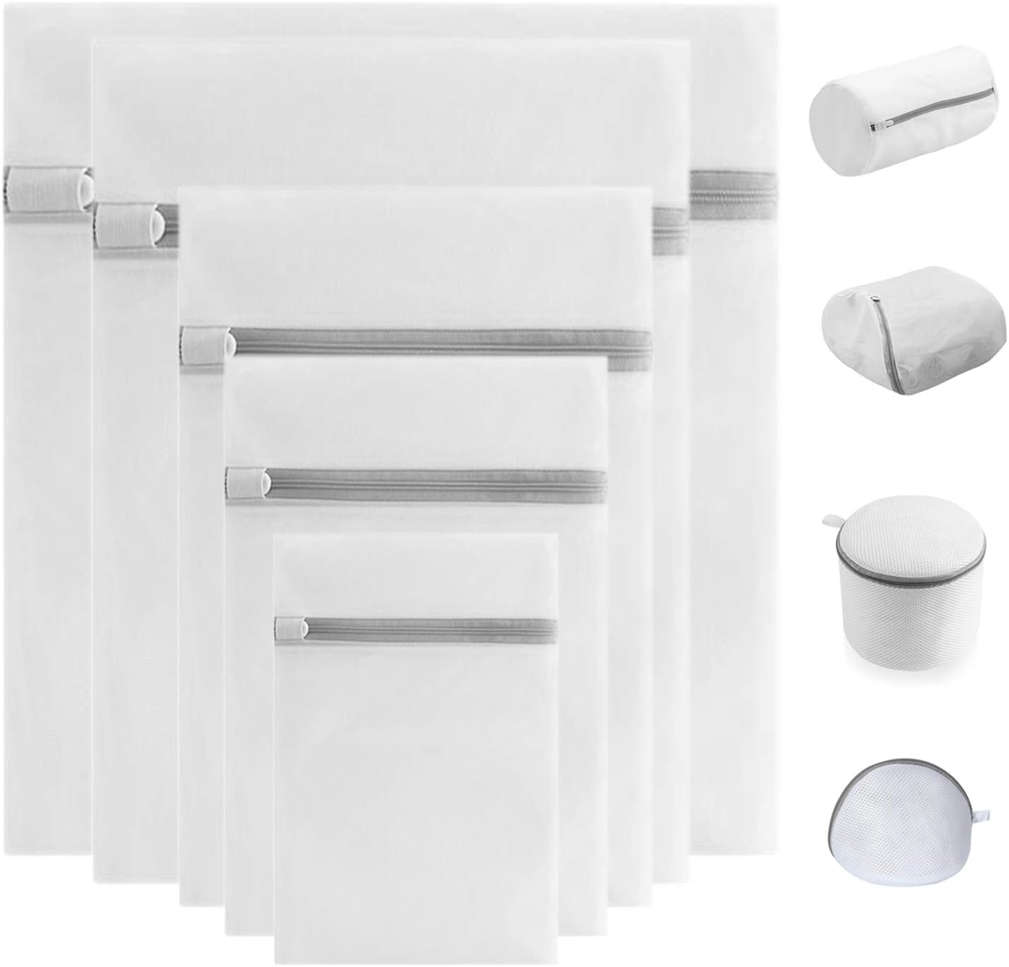 Amazon.com: Habychoi Mesh Laundry Bags - 9pcs Premium Zippered Fine ...