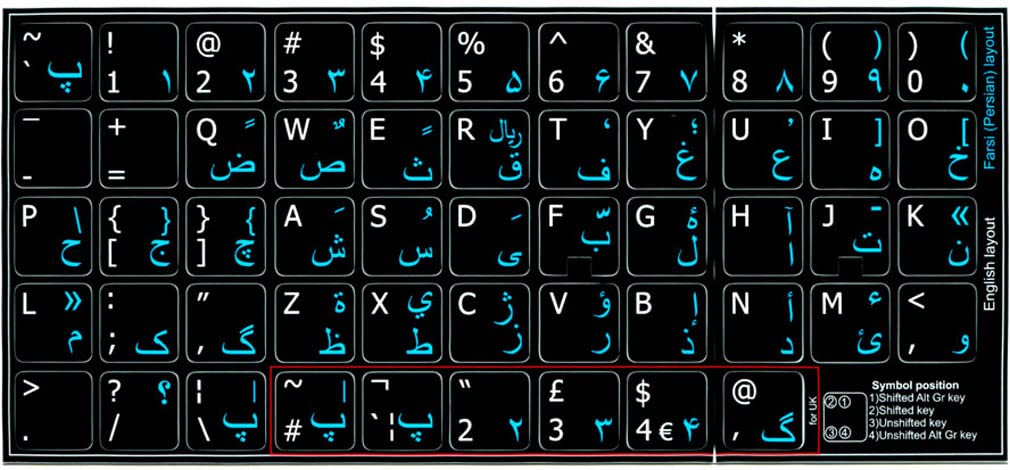 Farsi Alphabet Keyboard Tesco Gaming Keyboard With Farsi Keycaps TK