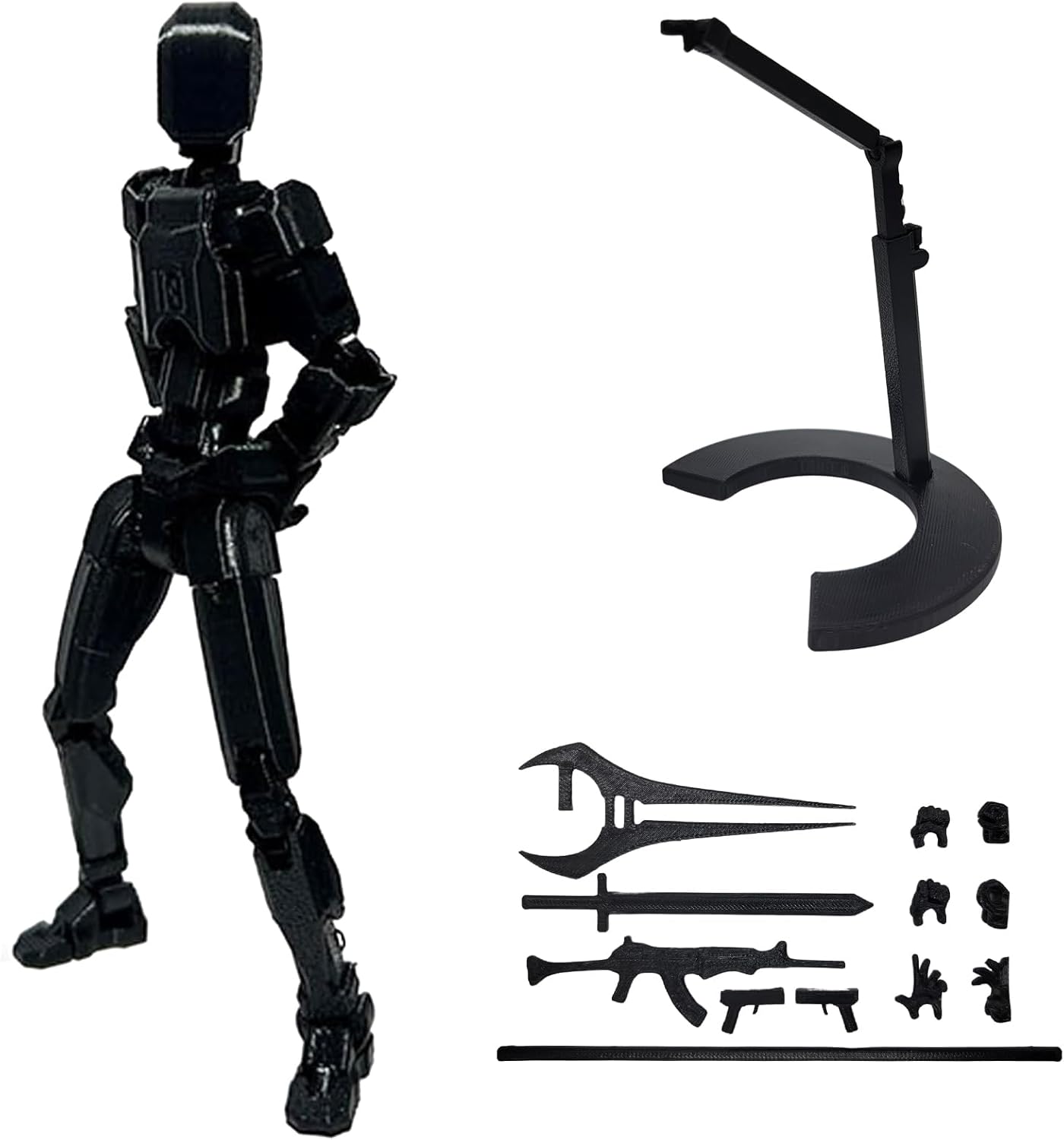 Amazon.com: Assembled T13 Action Figure with Stand, 3D Printed Dummy 13 ...