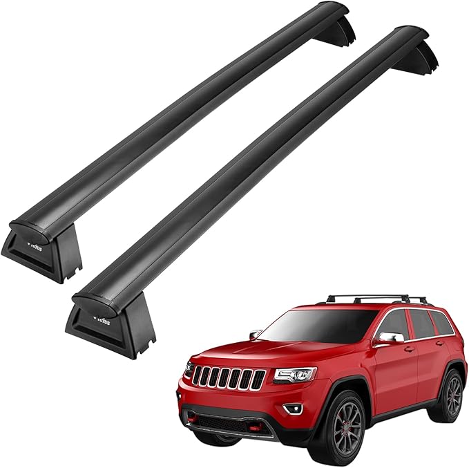 Amazon.com: JOYTUTUS Upgraded Roof Rack Cross Bars Compatible with Jeep ...
