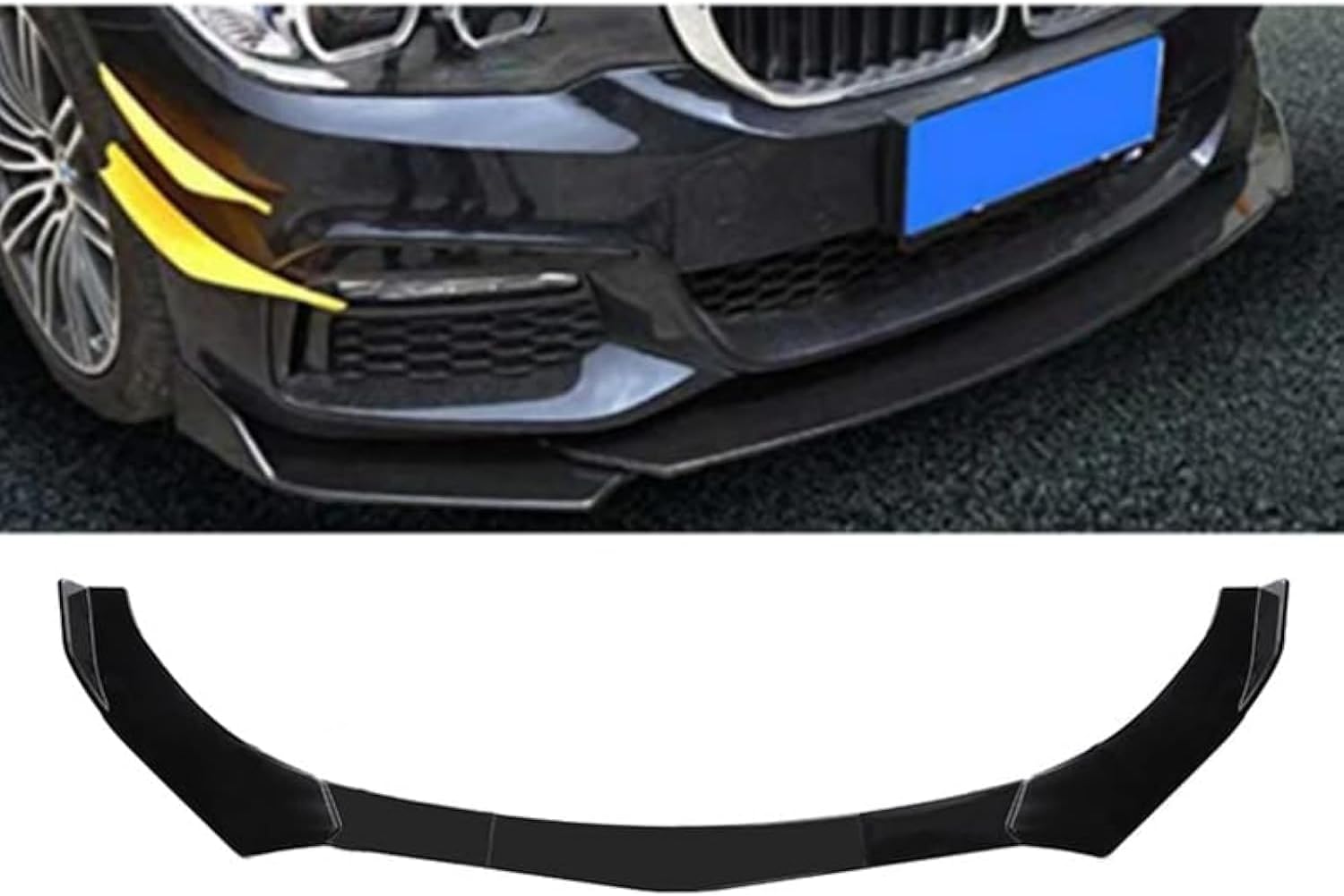 Amazon.com: Spec-D Tuning Universal Glossy Black Front Lip Spoiler ...