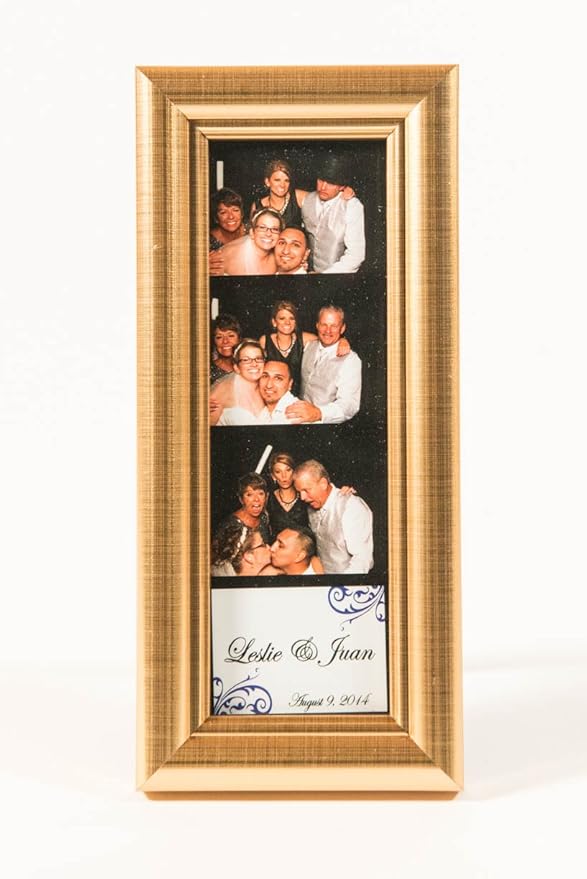 Photo Booth Frames - 2x6 Premium Designer Gold Photo Booth Strip Frame ...
