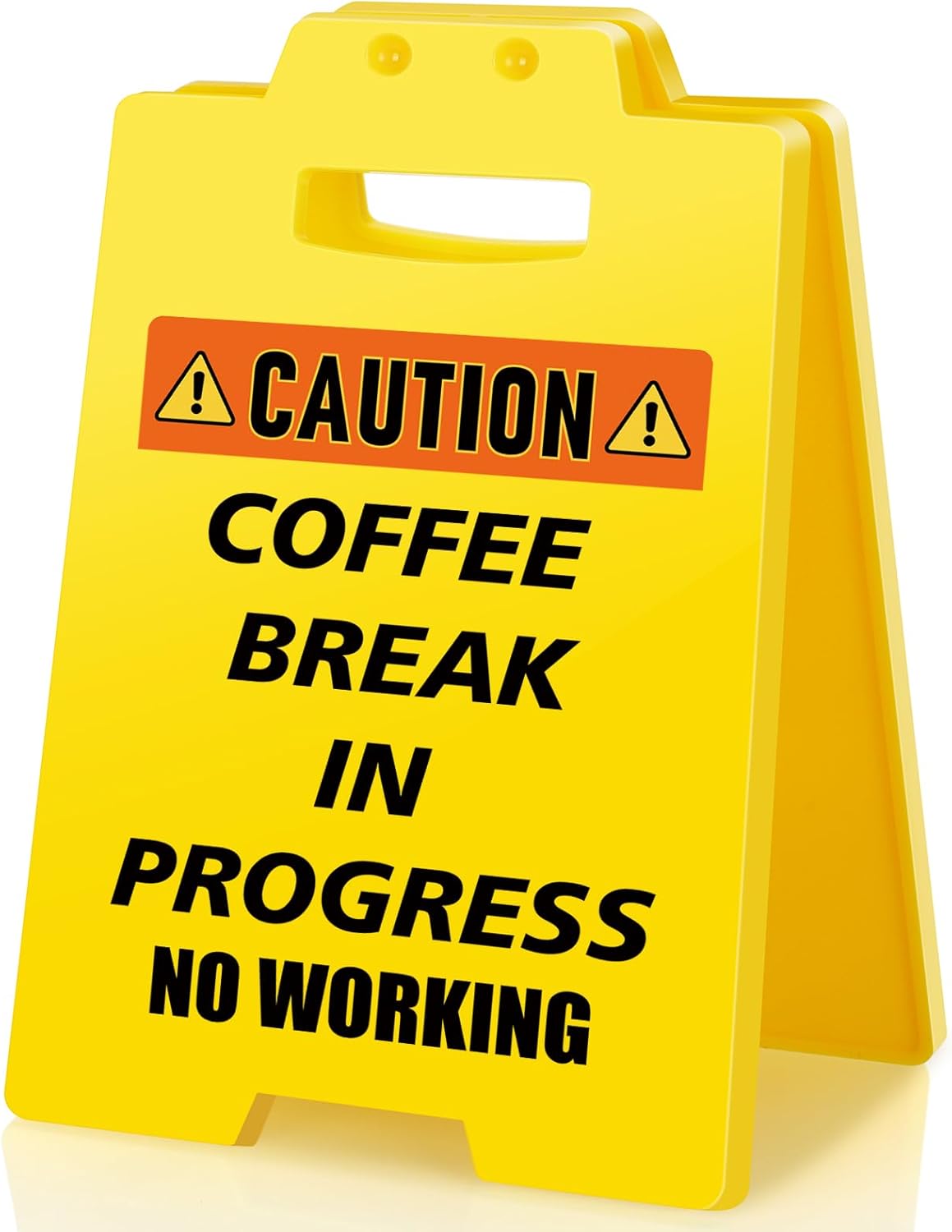 Amazon.com: BuiltFit Funny Coffee Break Sign - Coffee Break In Progress ...