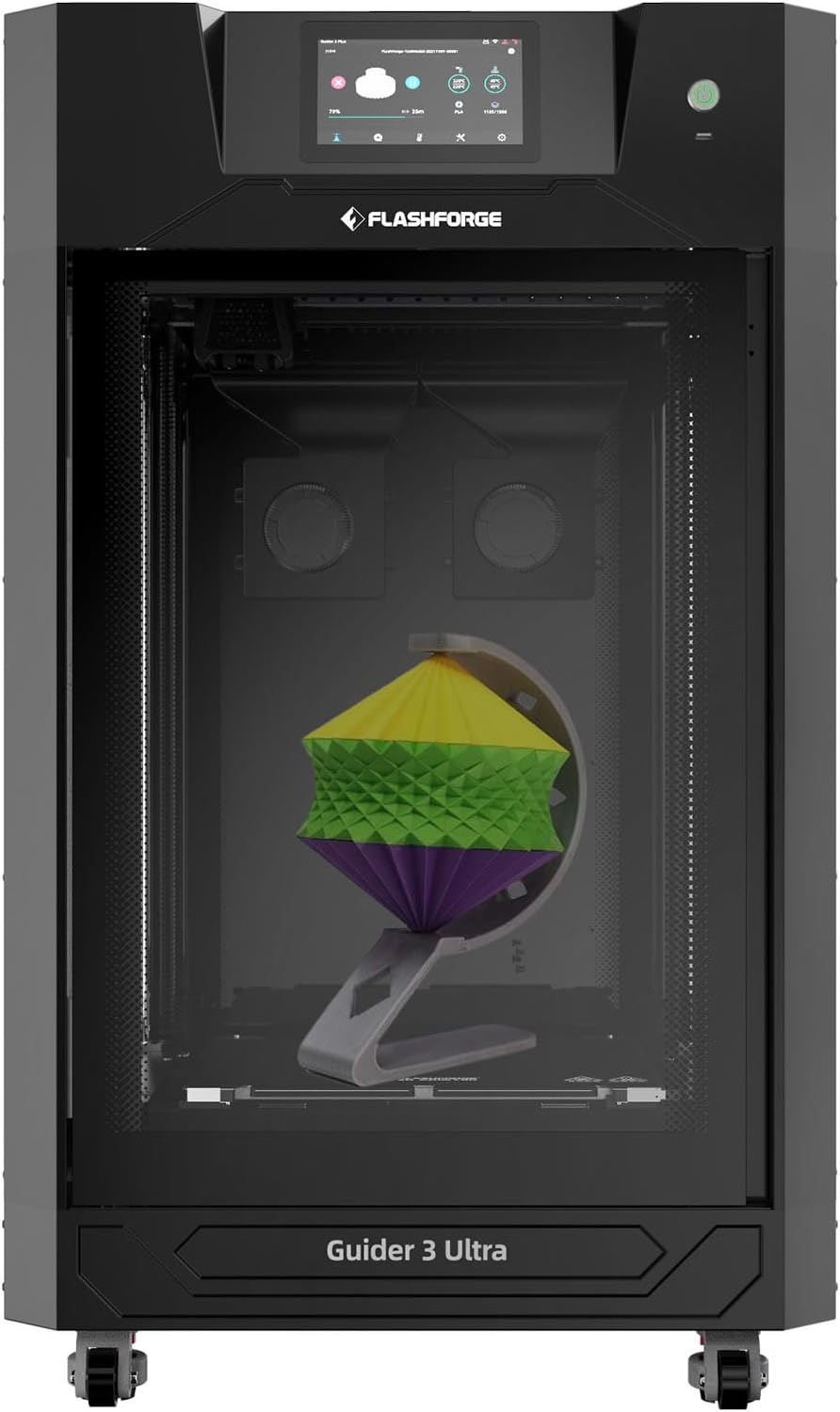 FLASHFORGE Guider 3 Ultra 3D Printer,Dual Extruder 3D Printer with Full ...