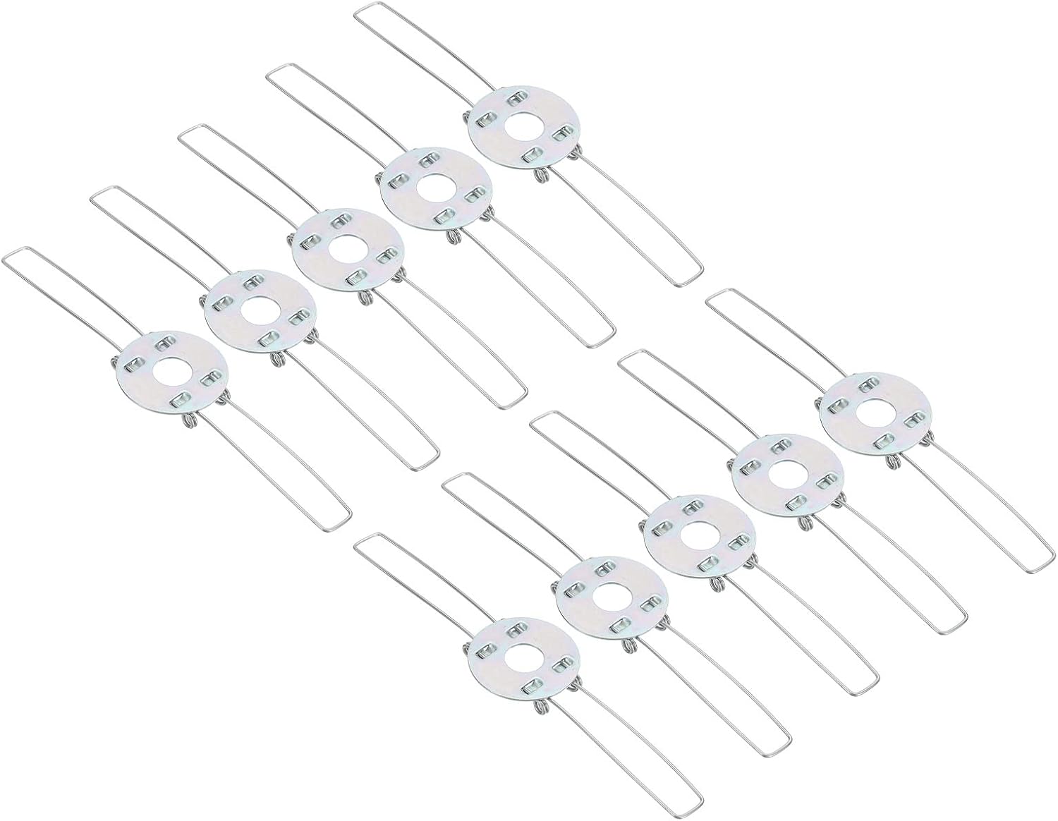 PATIKIL 4.7" Lampshade Spring Clip, 10 Pack Metal Fixing Spring Clip 2 ...