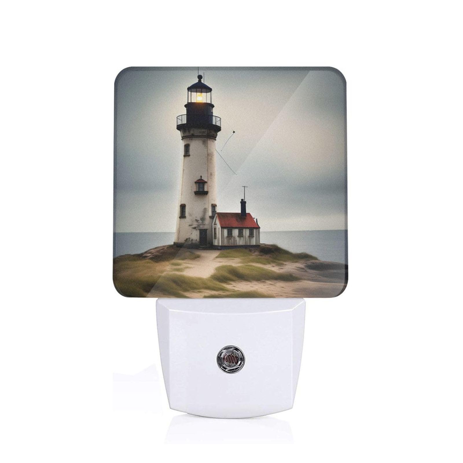 Motion Detector Lighthouse Motion Detecting Security Light Black