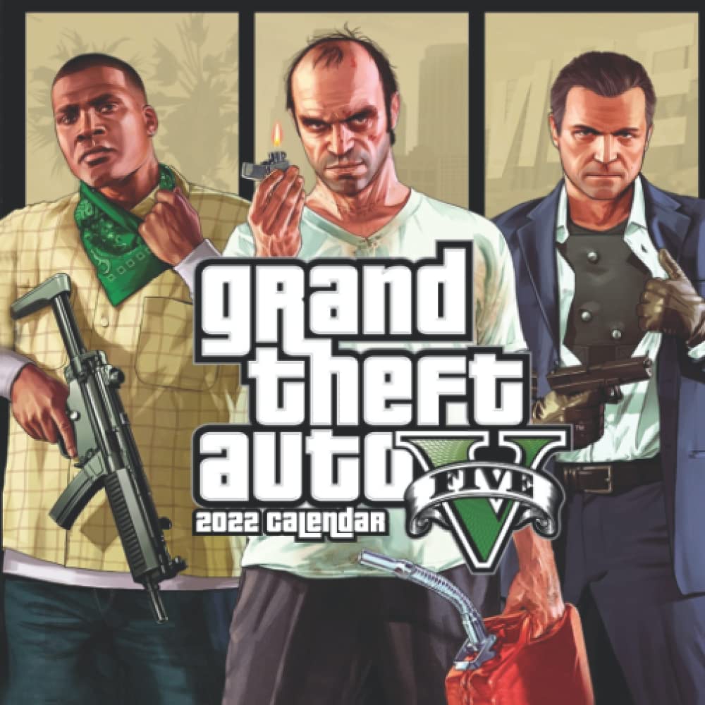 Grand Theft Auto V 2022 Calendar Official Game Calendar This ...