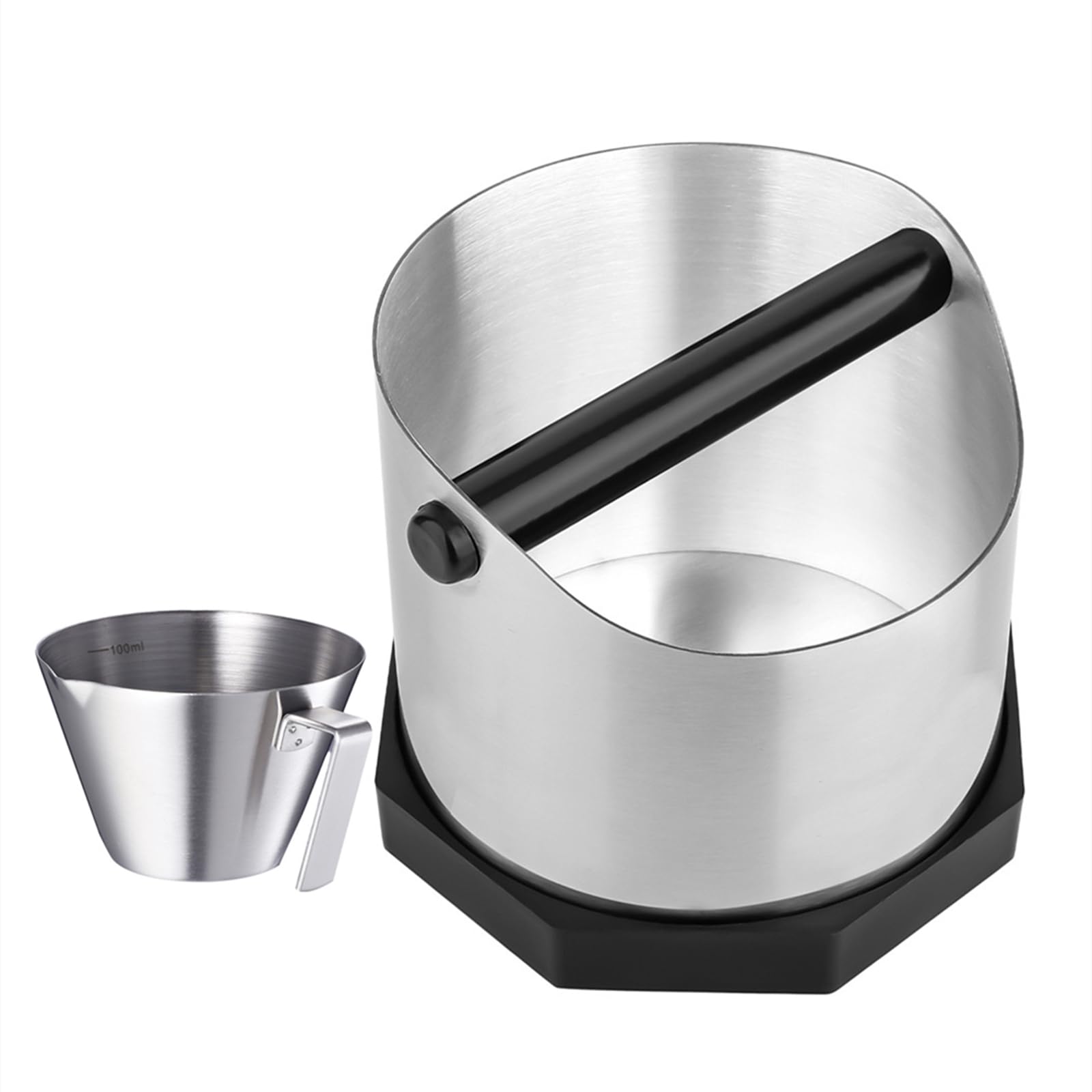 Gocoffun Coffee Knock Box, Large Capacity Espresso Knock Box with Non ...