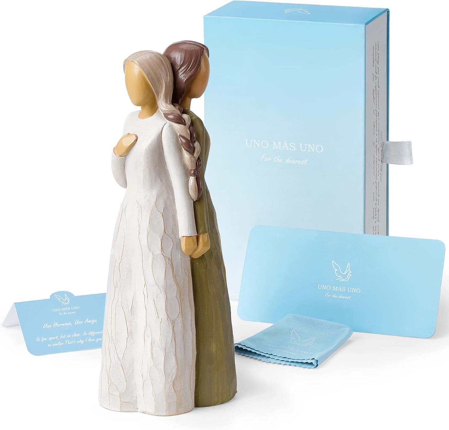Amazon.com: Afigurna Sister Birthday Figurine Gifts: Embracing Sister ...