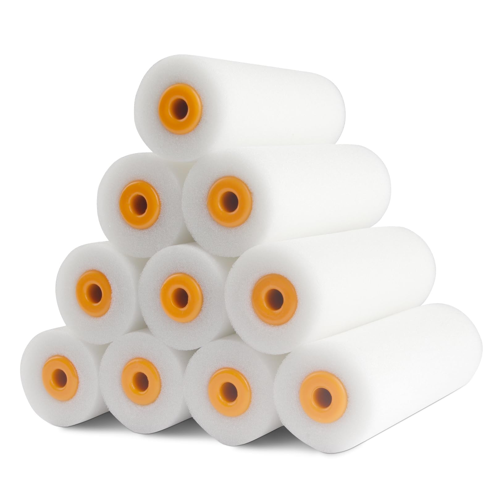 Foam Paint Roller, 5.2 Inch Small Paint Roller Covers, High Density ...