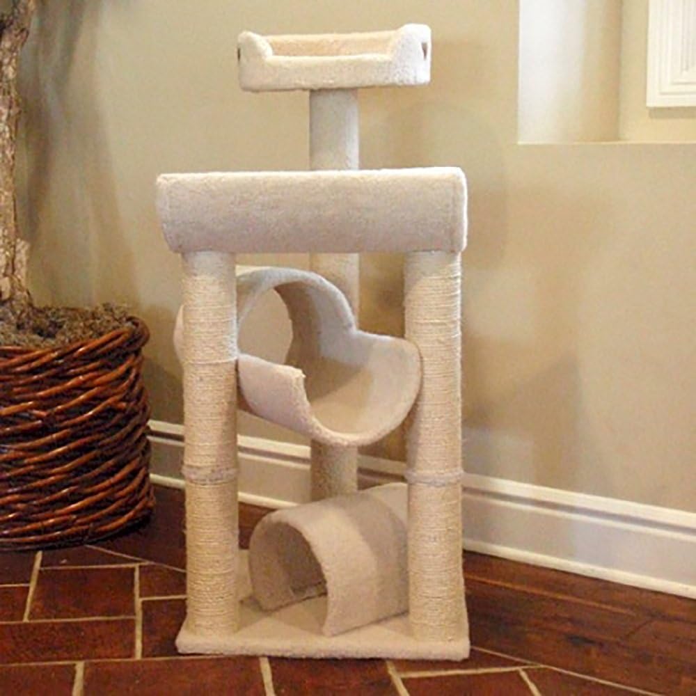 Amazon.com : Majestic Pet Majestic 44 Inch Bungalow Cat Tree : Pet ...