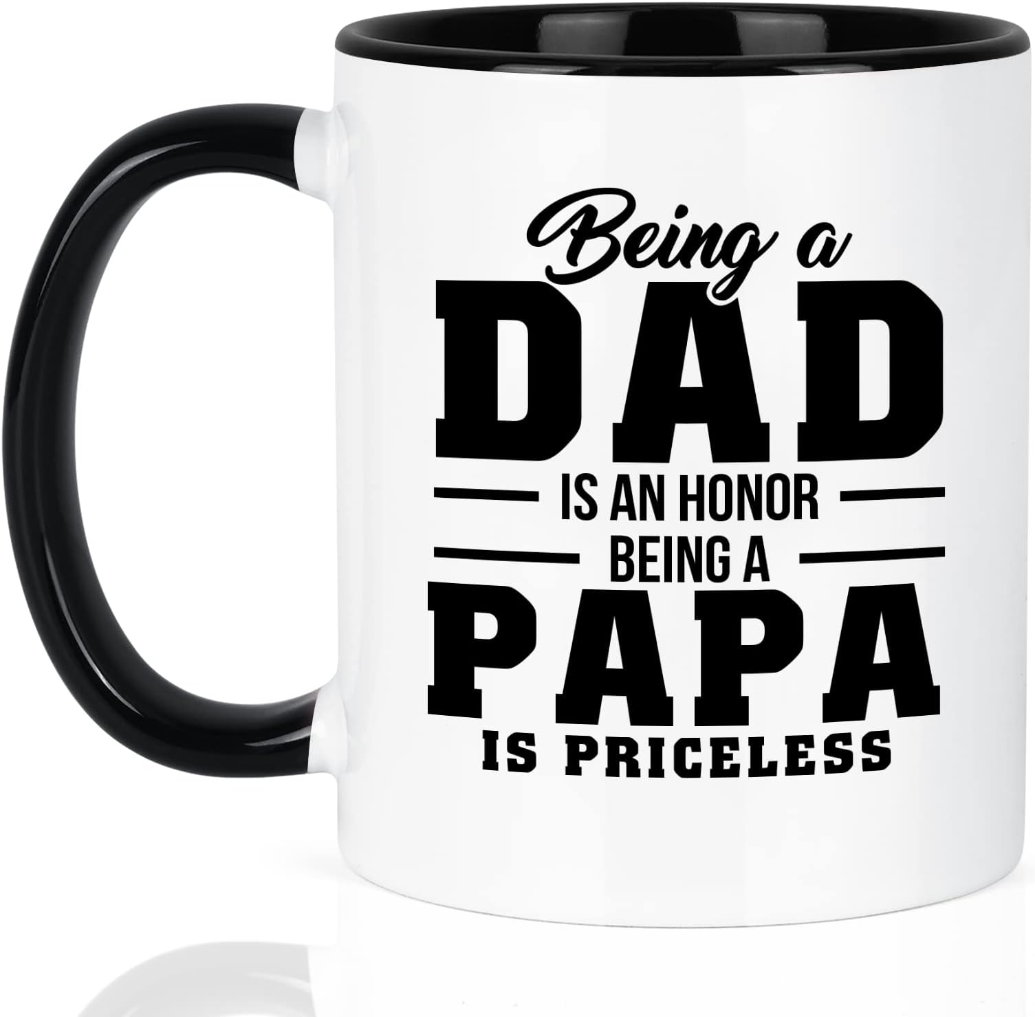 Amazon.com: Papa Mug 11OZ Bone China Porcelain Coffee Tea Cup PAPA ...