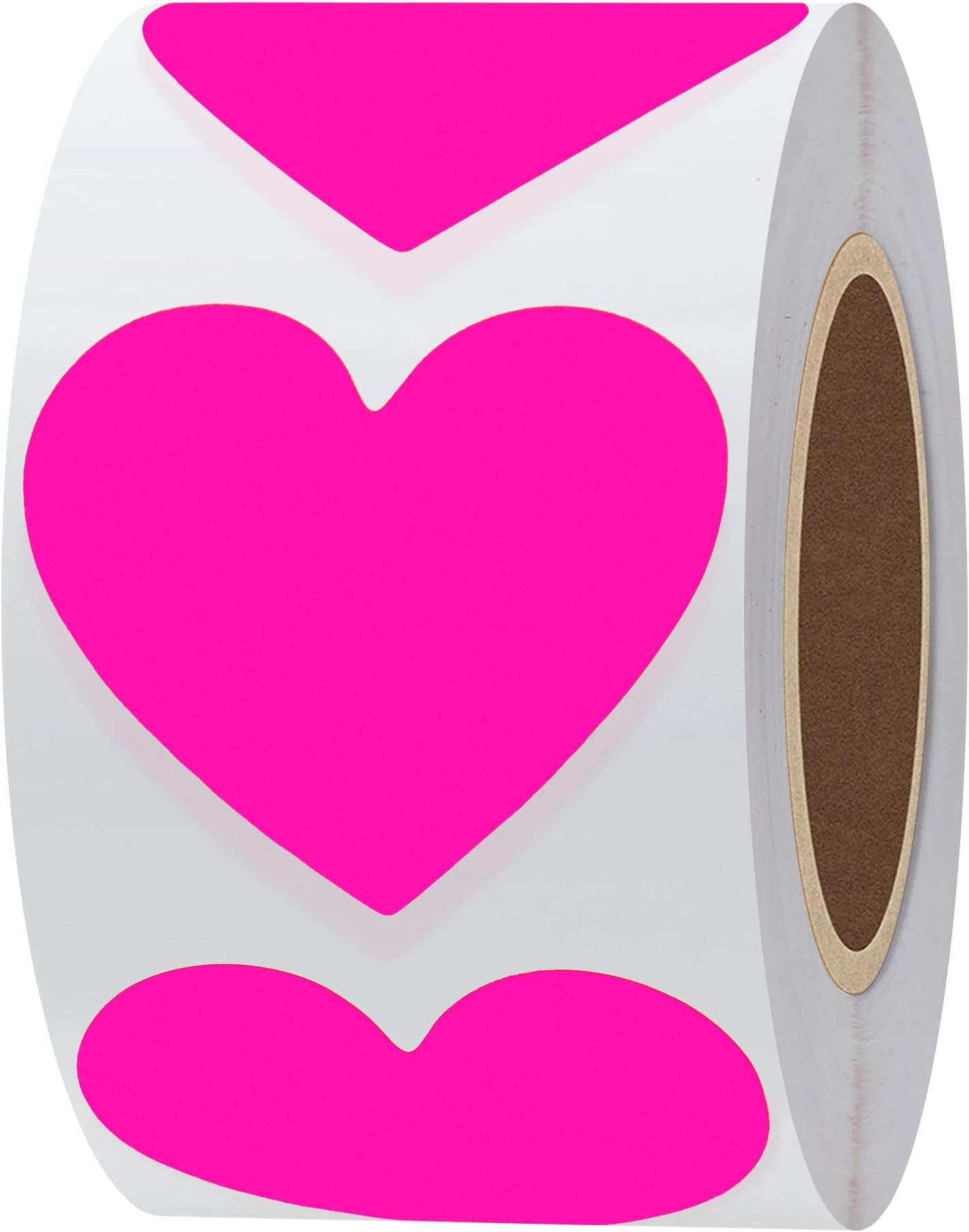 Hylabelest Fluorescent Color Coding Dot Labels 1.5" Love Heart Shape ...