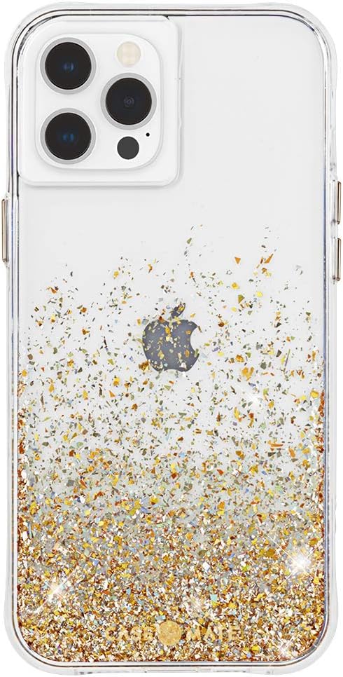 Amazon.com: Case-Mate iPhone 12 Pro Max Case - Twinkle Ombre Gold With ...