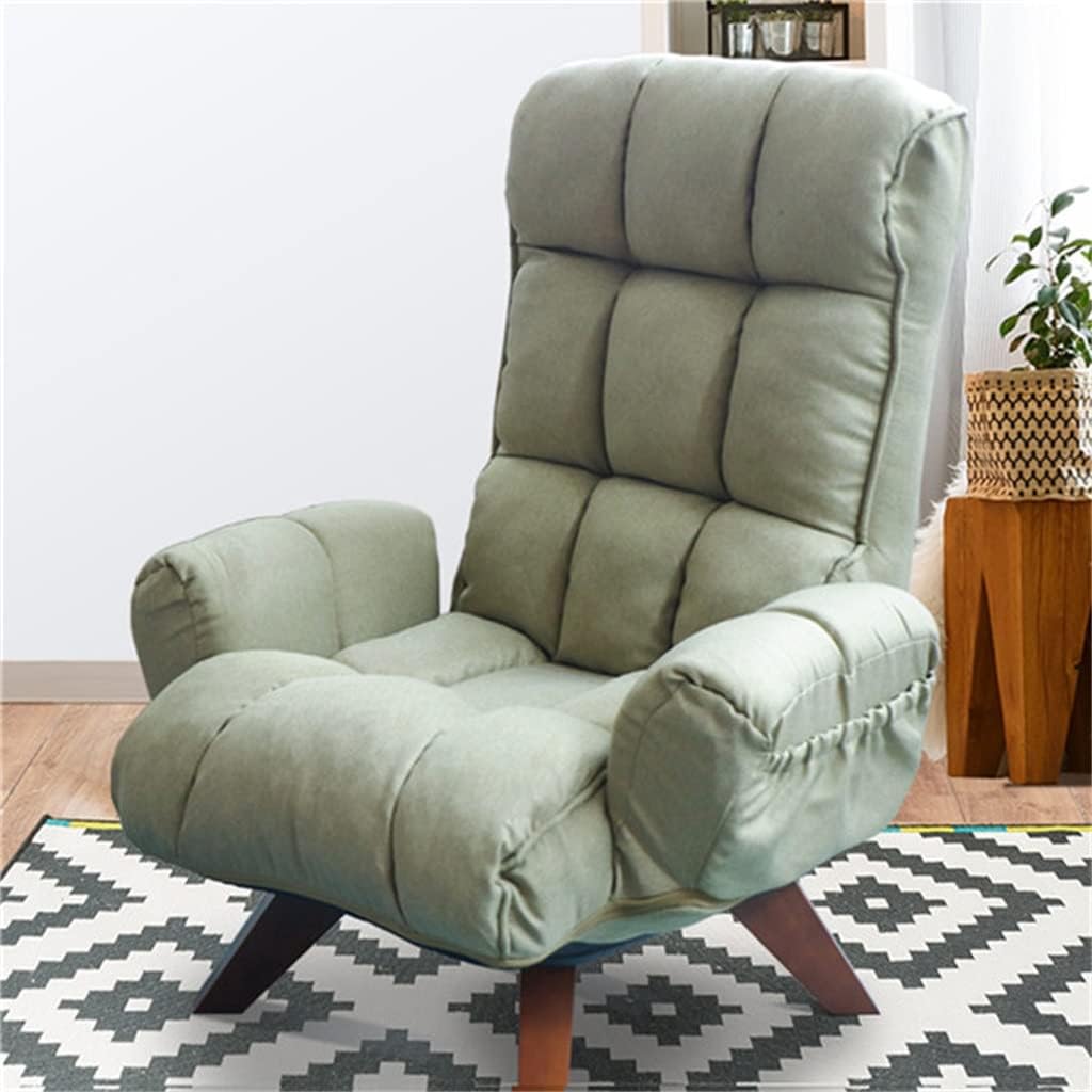Amazon.com: JYDQM Rotating Fabric Accent Chair Swivel Low Leisure Sofa ...