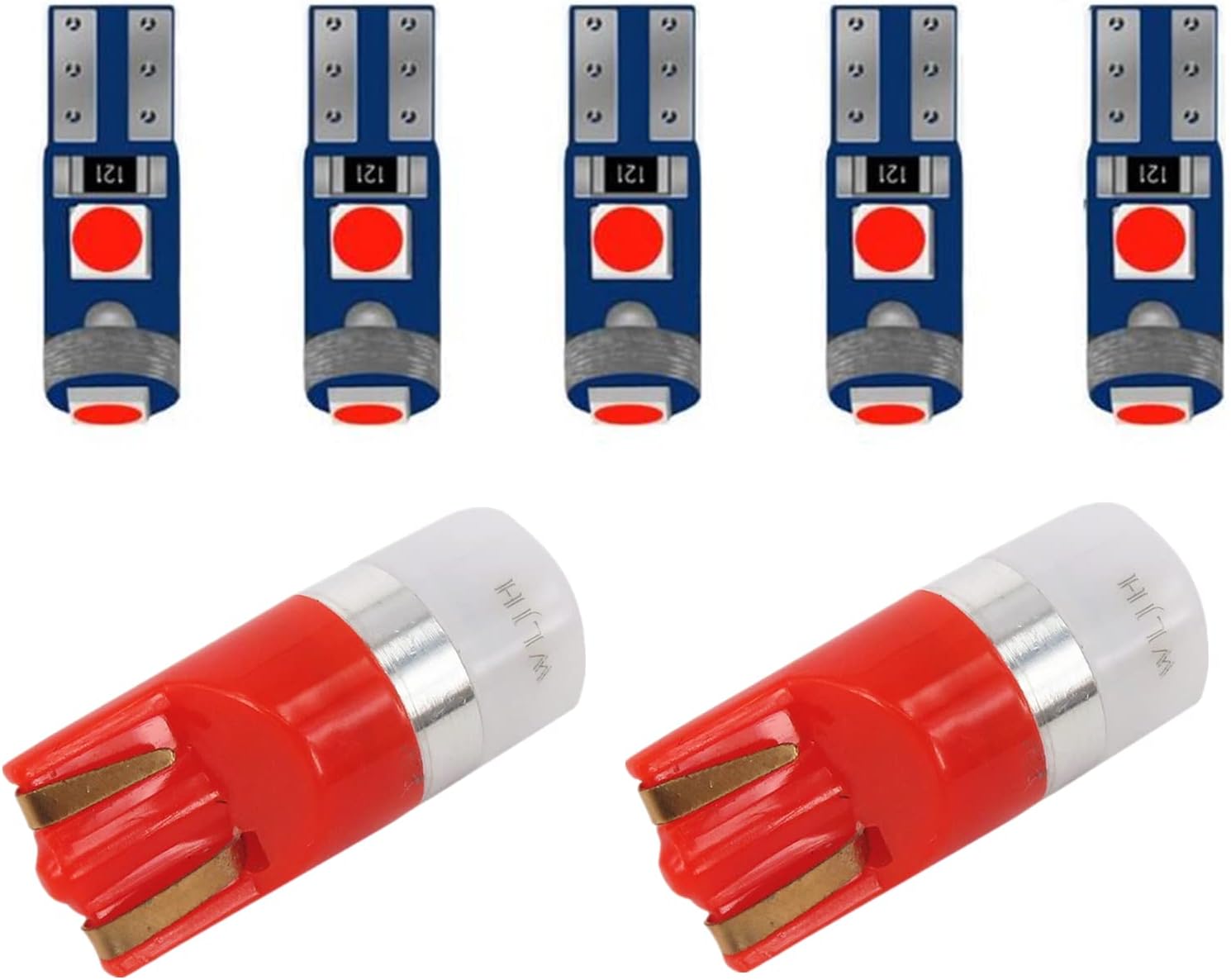 Amazon.com: WLJH Red Instrument Cluster Panel Gauge Dash Light Full Led ...