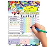 ・ブランド:JUZARI・製造元:JUZARI・製造元/メーカー部品番号:Chore Chart Boy・丈夫でお手入れ簡単 - 当社の子供用雑用ボードは長持ちするように作られています。 表面は楽に書くことができます。 幼児の雑用チャートの...