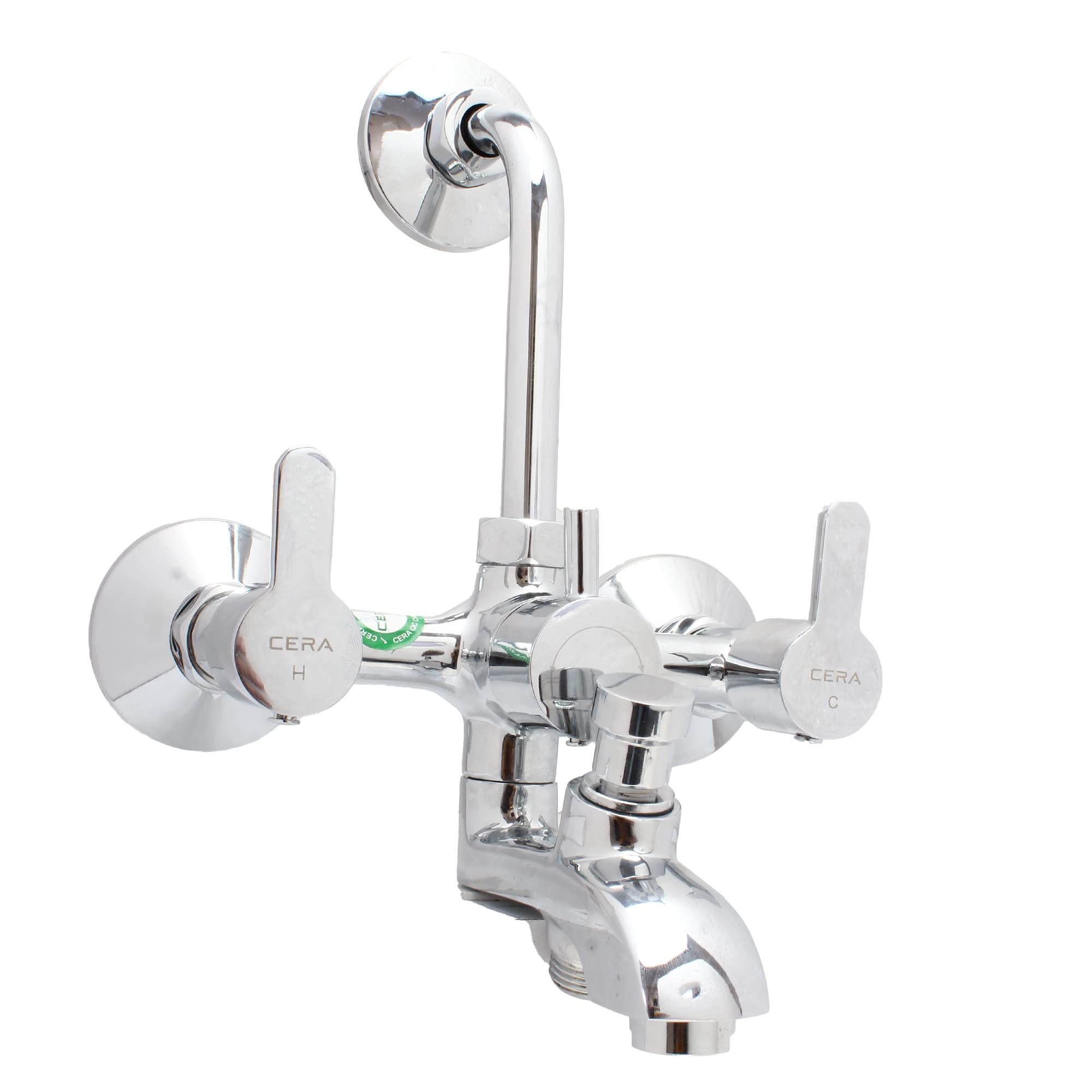 CERA Victor WM Wall Mixer with Provision for Cverhead Shower and ...