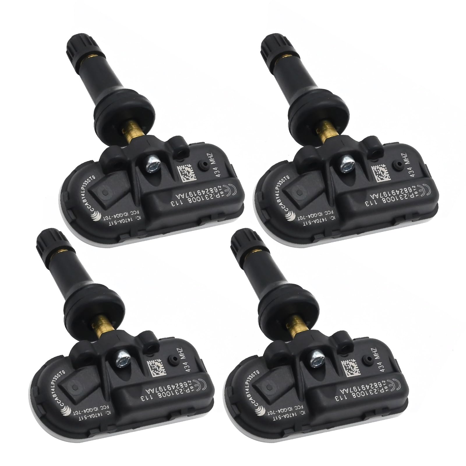 UOIENRT 68249197AA 4PCS TPMS Sensor Replacement for RAM 1500 DS 2014 ...