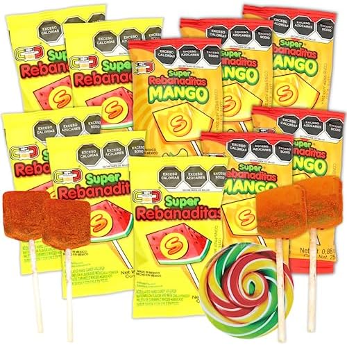 Amazon.com : Needzo Assorted Flavored Mexican Candy, Chili Covered ...